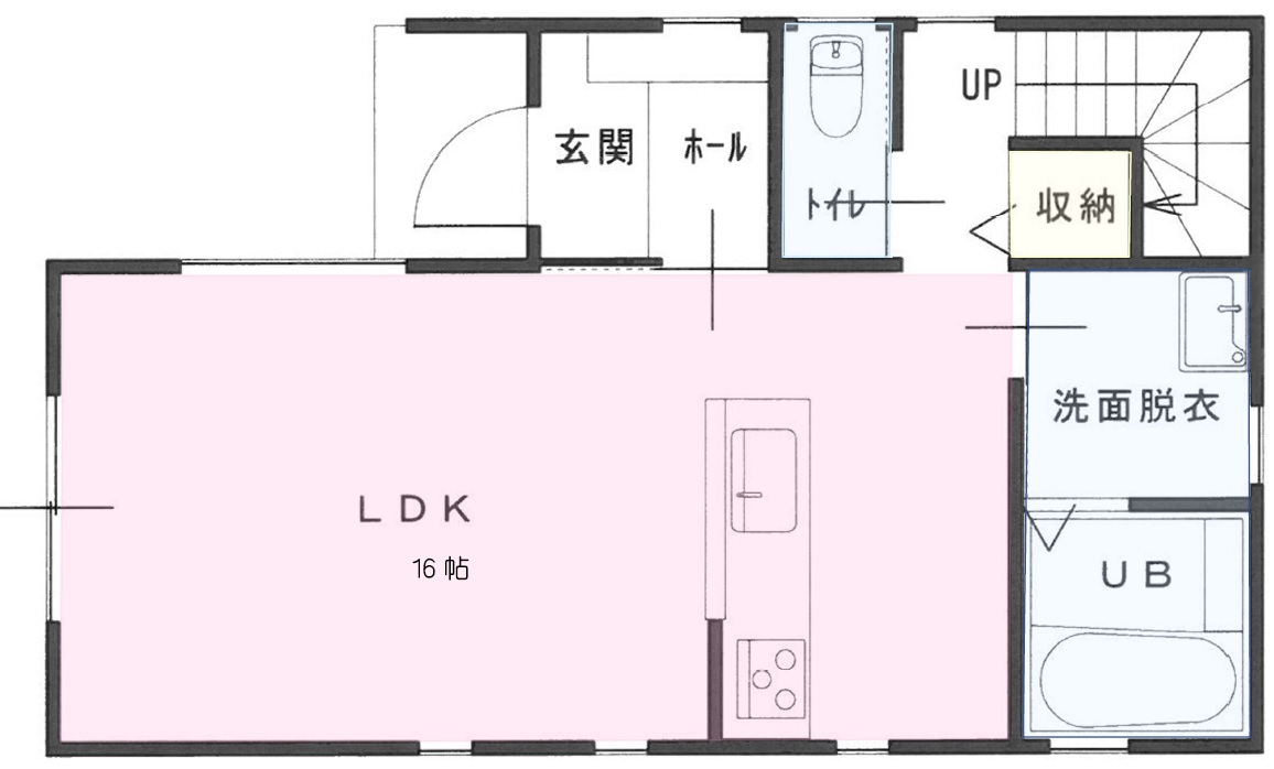 1F間取り | ミヤビエステート株式会社